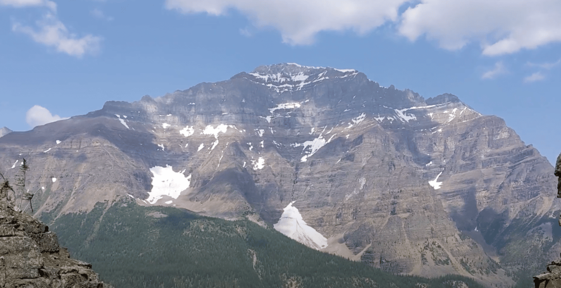 Scramble Up To Mount Temple's Snowy Summit | Adventuresome Jo