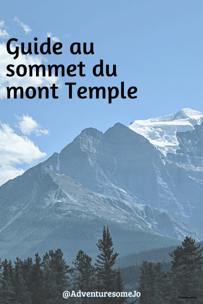 Scramble Up To Mount Temple's Snowy Summit