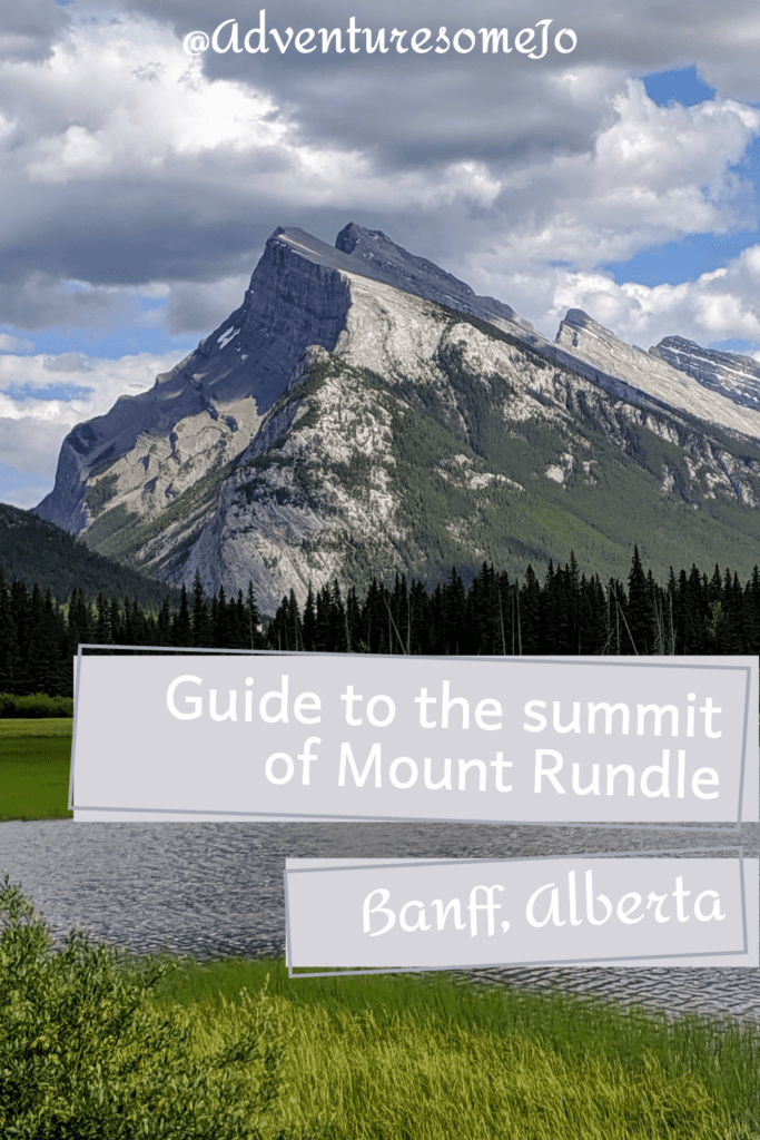 Hiking To Mount Rundle's Summit | Adventuresome Jo